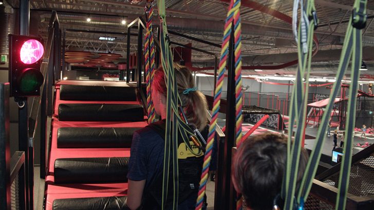 ZipZag Rides - an aerial amusement ride powered by gravity