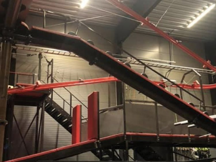 ZipZag Rides - an aerial amusement ride powered by gravity